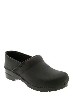 Dansko Dansko Oiled Leather Clog Black