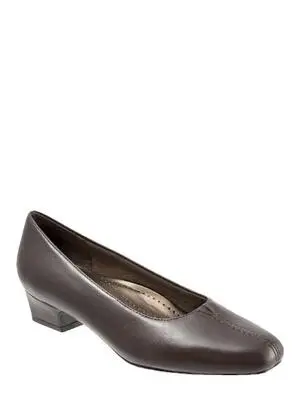 Trotters Trotters Doris Pump Brown Leather