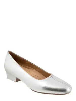 Trotters Trotters Doris Pump Silver