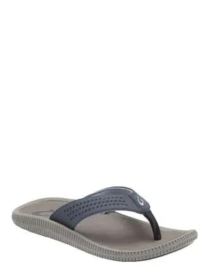 Olukai OluKai 'Ulele' Flip Flop Blue Depth/charcoal