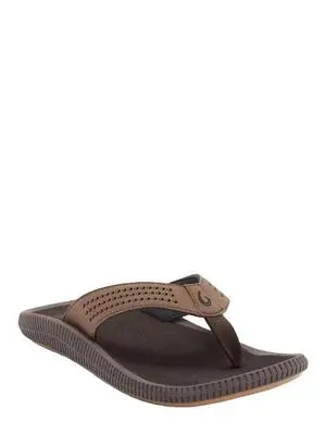 Olukai OluKai 'Ulele' Flip Flop Dark Java/dark Java