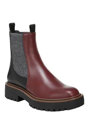 Sam Edelman Sam Edelman Laguna Waterproof Chelsea Boots Deep Bordeaux/ Black