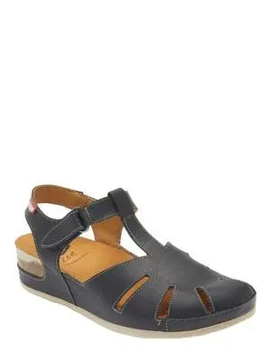 ON FOOT On Foot 202 Sandal Navy Leather