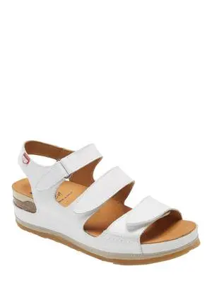 ON FOOT 201 Slingback Platform Sandal - Blanco