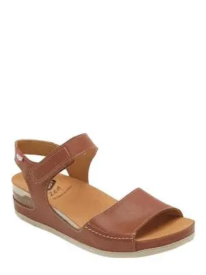 ON FOOT Platform Sandal - Cuero Tan