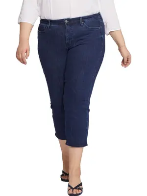 NYDJ NYDJ Piper Relaxed Crop Straight Leg Jeans Genesis