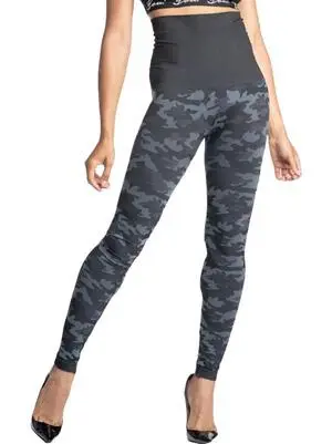 PREGGO LEGGINGS Snapback Postpartum Leggings Black Camo