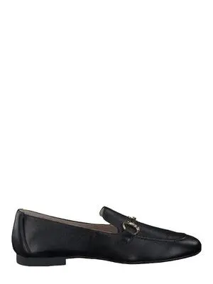 Paul Green Daphne Flat - Black Leather