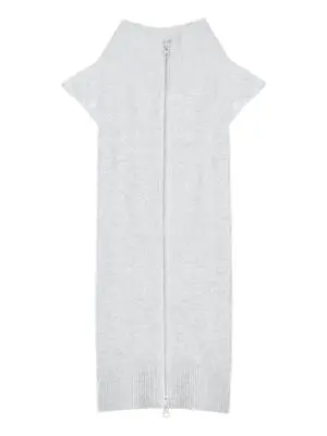 Veronica Beard Uptown Merino Wool & Cashmere Dickey - Grey
