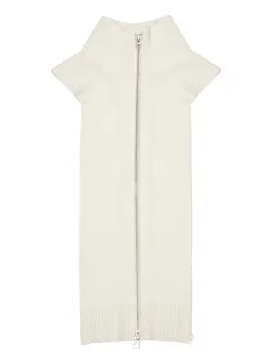 Veronica Beard Veronica Beard Uptown Merino Wool & Cashmere Dickey Ivory