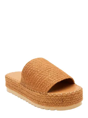 Matisse Del Mar Platform Slide Sandal Terracotta