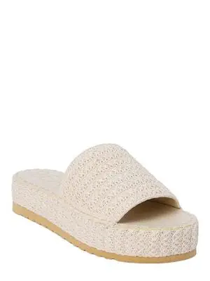 Matisse Del Mar Platform Slide Sandal - White