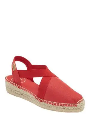 TONI PONS Verona Espadrille Wedge - Vermell/ Red