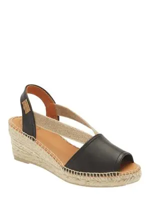 TONI PONS Teide Espadrille Sandal - Black