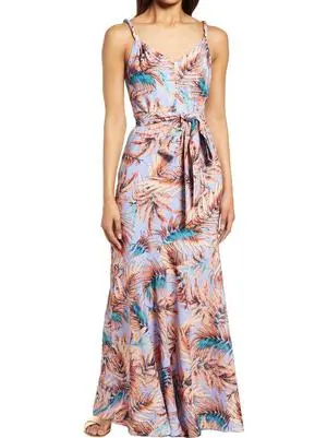 Sam Edelman Sam Edelman Twist Strap Maxi Dress Cornflower