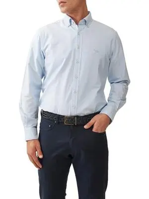 Rodd & Gunn North Island Solid Button-down Shirt - Powder Blue