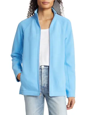 Tommy Bahama New Aruba Zip-up Stretch Cotton Jacket Infinity Pool