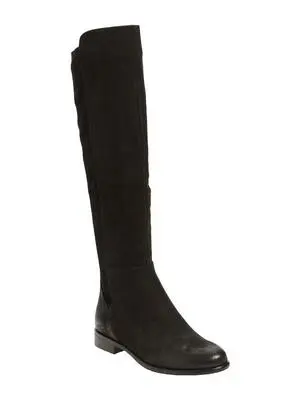 Cordani Bethany Knee High Boots - Black Nubuck