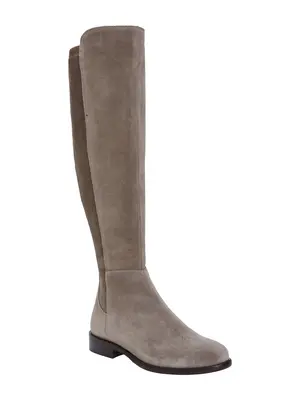 Cordani Cordani Bethany Knee High Boots Taupe Suede