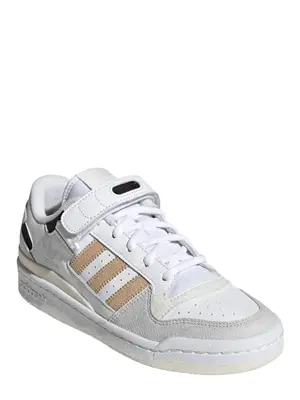 Adidas Adidas Forum Low Basketball Sneakers White/ Magic Beige/ Core Black