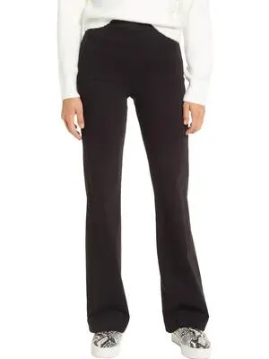 Lyssé Initials Wide Leg Trousers - Black