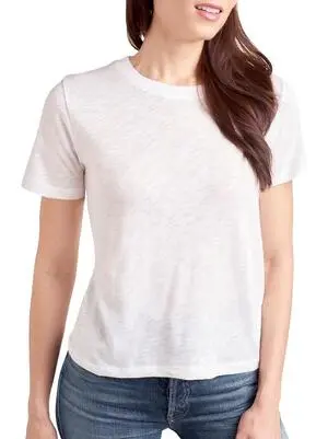 Splendid Zoe Slub Crewneck Tee - Off White