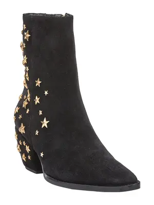 Matisse Matisse Caty Western Pointed Toe Bootie Black