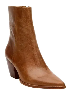 Matisse Matisse Caty Western Pointed Toe Bootie Vintage Tan