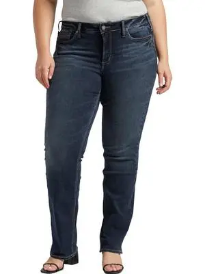 SILVER JEANS CO. Suki Slim Fit Bootcut Jeans - Indigo