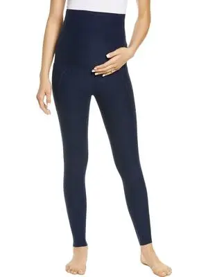 Beyond Yoga Out Of Pocket High Waist Maternity Leggings - Nocturnal Navy