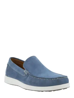 Ecco ECCO S Lite Classic Moc Toe Slip-On Loafer Retro Blue