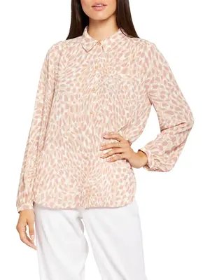 NYDJ NYDJ Modern Blouse Desert Shores
