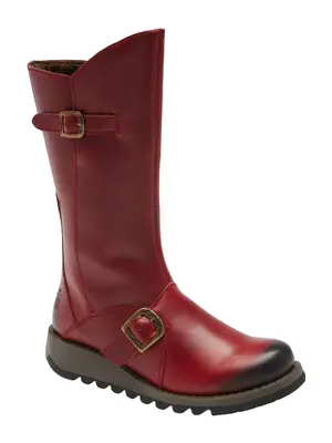 Fly London FLY London Mes Boot Red Leather