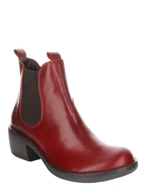 Fly London Fly London Meme Chelsea Boot Red Leather