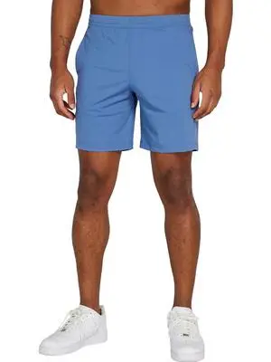 REDVANLY Byron Water Resistant Drawstring Shorts Blue Horizon
