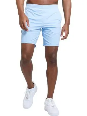 REDVANLY Byron Water Resistant Drawstring Shorts Skydiver
