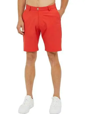 REDVANLY Redvanly Hanover Pull-On Shorts Red
