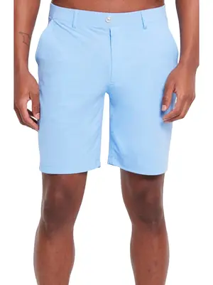 REDVANLY Redvanly Hanover Pull-On Shorts Sky Blue