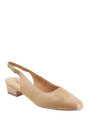 Trotters Trotters Dea Leather Slingbacks Nude