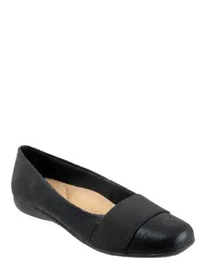 Trotters Samantha Flat - Black