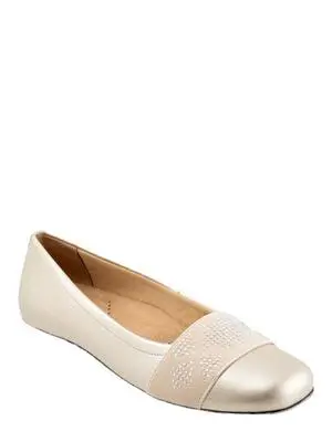 Trotters Samantha Flat Champagne