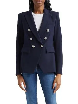 Veronica Beard Miller Dickey Jacket - Navy/ Silver
