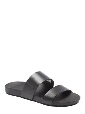 Reef Cushion Bounce Vista Slide Sandal Black