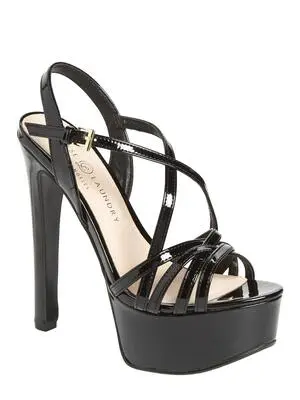 Chinese Laundry Chinese Laundry Teaser2 Platform Sandal Black Patent