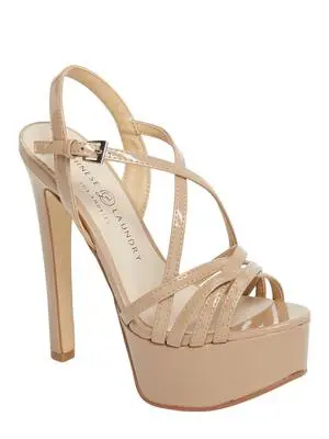 Chinese Laundry Chinese Laundry Teaser2 Platform Sandal Nude Patent