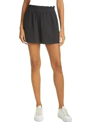 Rails Leighton Pull-on Cotton Shorts - Black