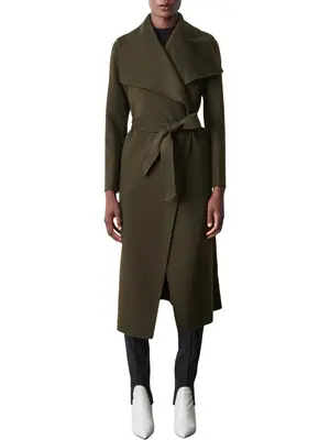 Mackage Mackage Mai Wool Wrap Coat Army