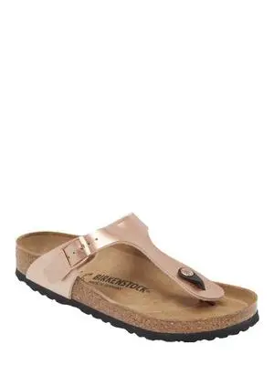 BIRKENSTOCK Gizeh Birko-flor Sandal - Copper