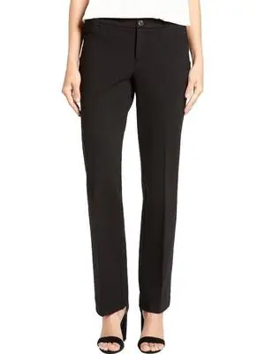 Anne Klein Compression Flare Leg Ponte Pants - Anne Black