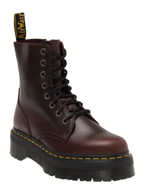 Dr. Martens Dr. Martens Jadon Platform Boot Brown Classic Pull Up